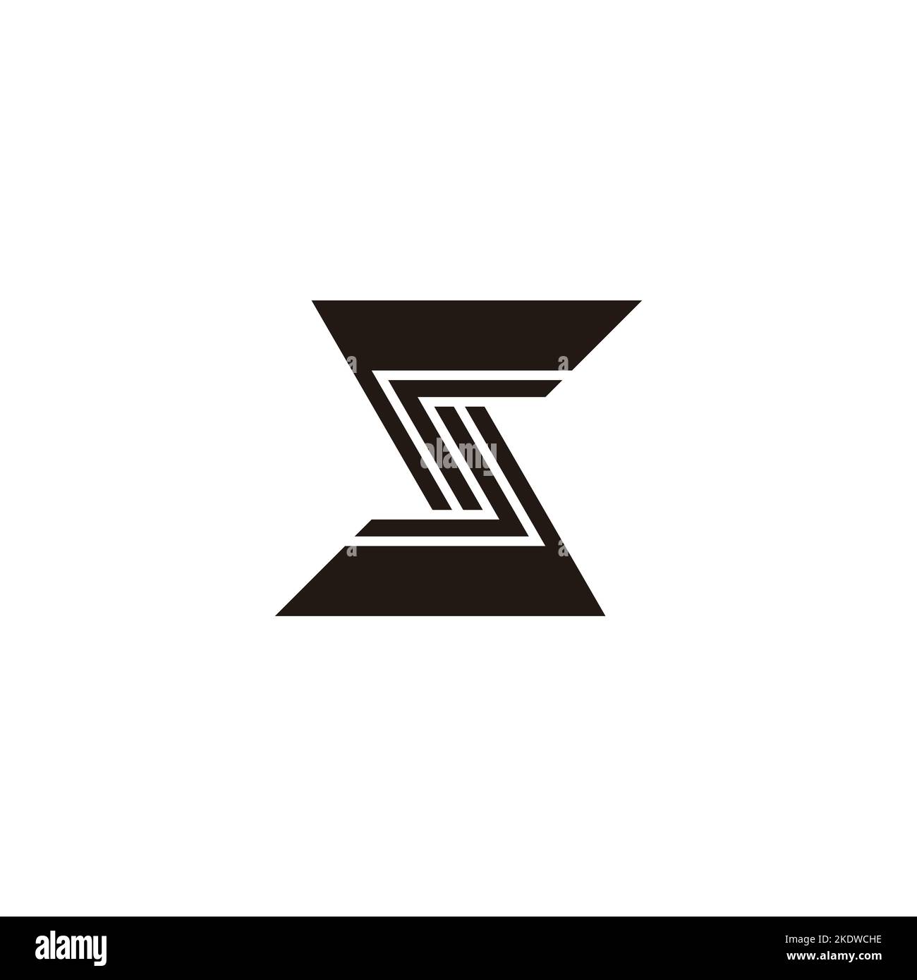 letter z stripes linked arrow logo vector Stock Vector Image & Art - Alamy