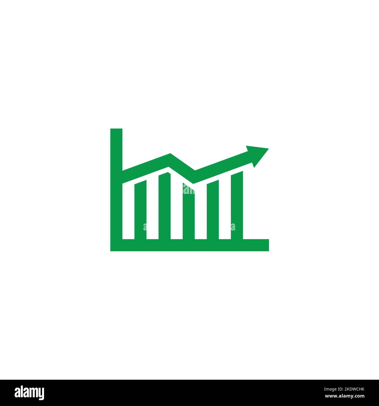 fluctuation finance graphic chart arrow symbol vector Stock Vector ...