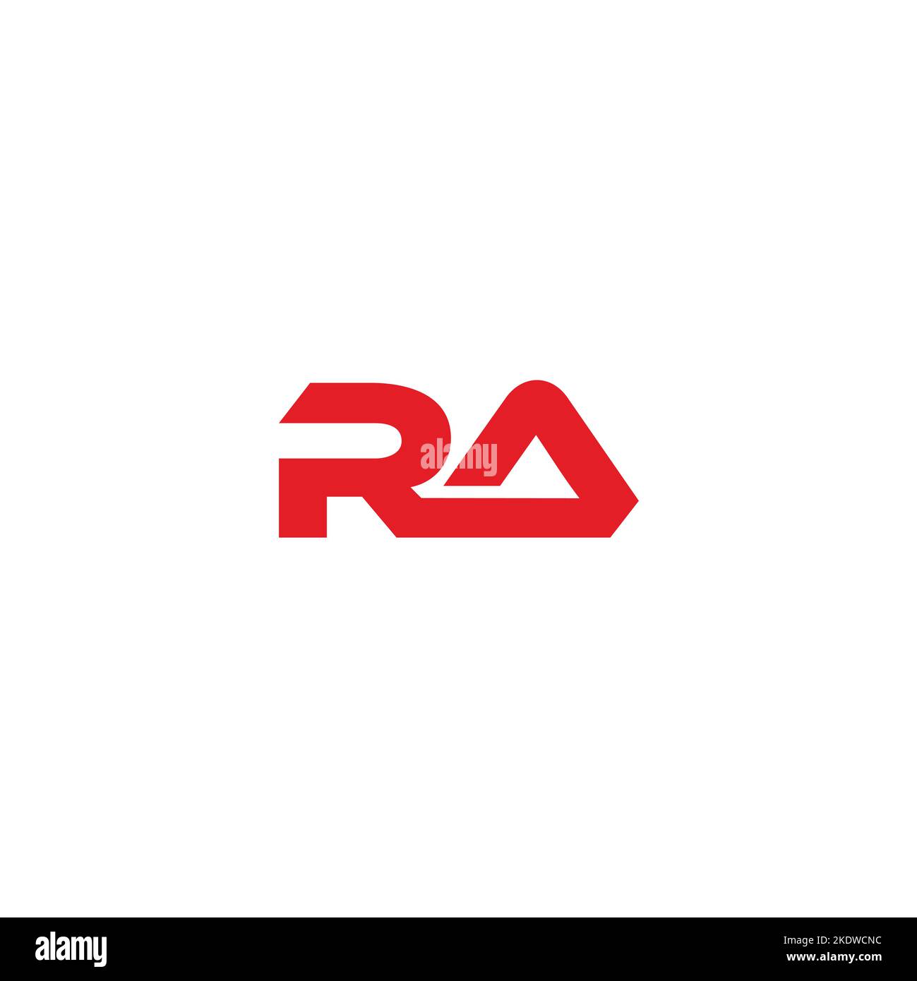 letter ra simple geometric linked logo vector Stock Vector Image & Art ...
