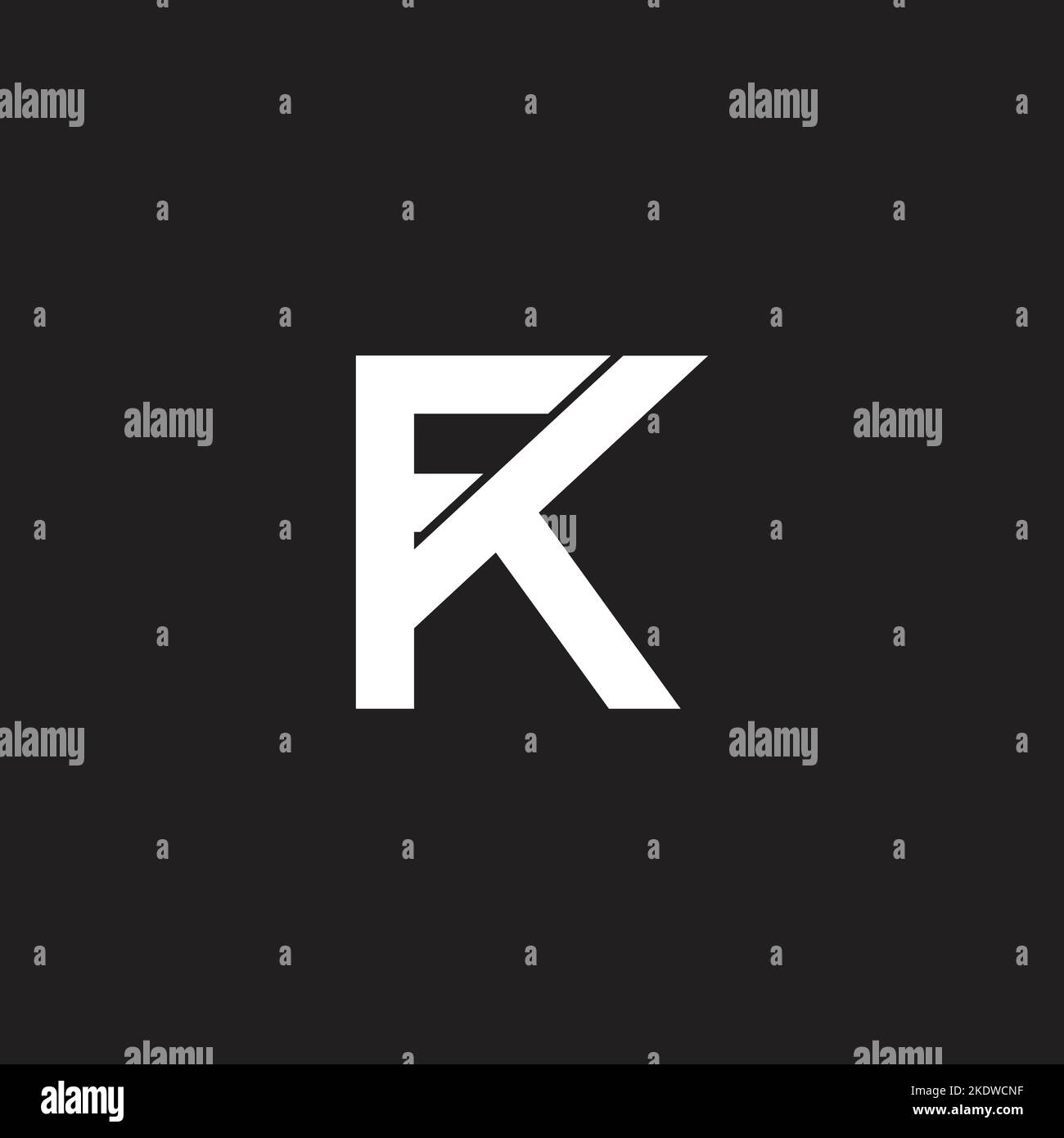 Kf clean logo Stock Vector Images - Alamy
