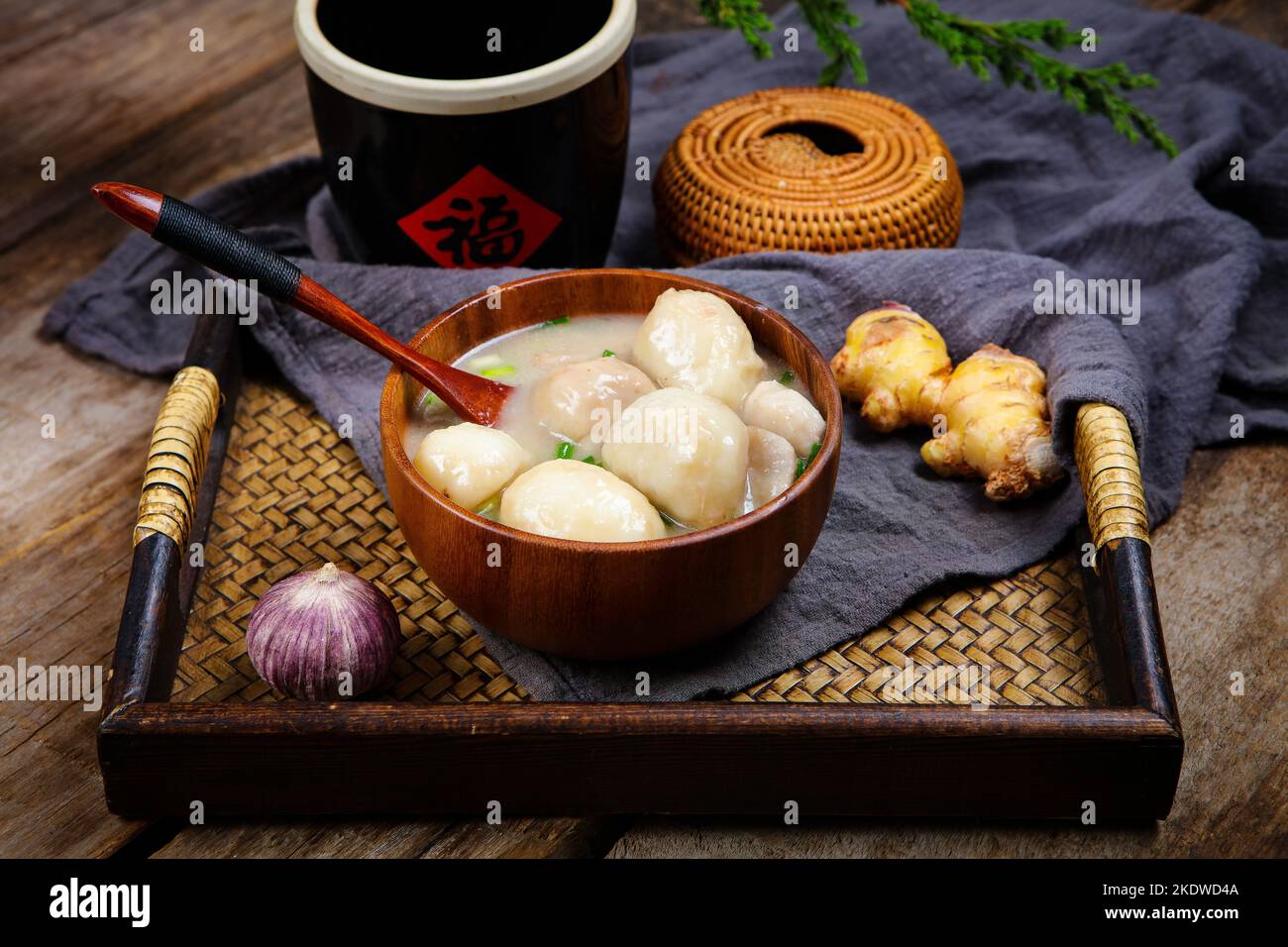 Delicious taro soup Stock Photo - Alamy