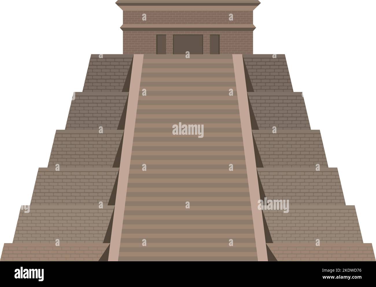 famous Mayan pyramid landmark icon Stock Vector Image & Art - Alamy