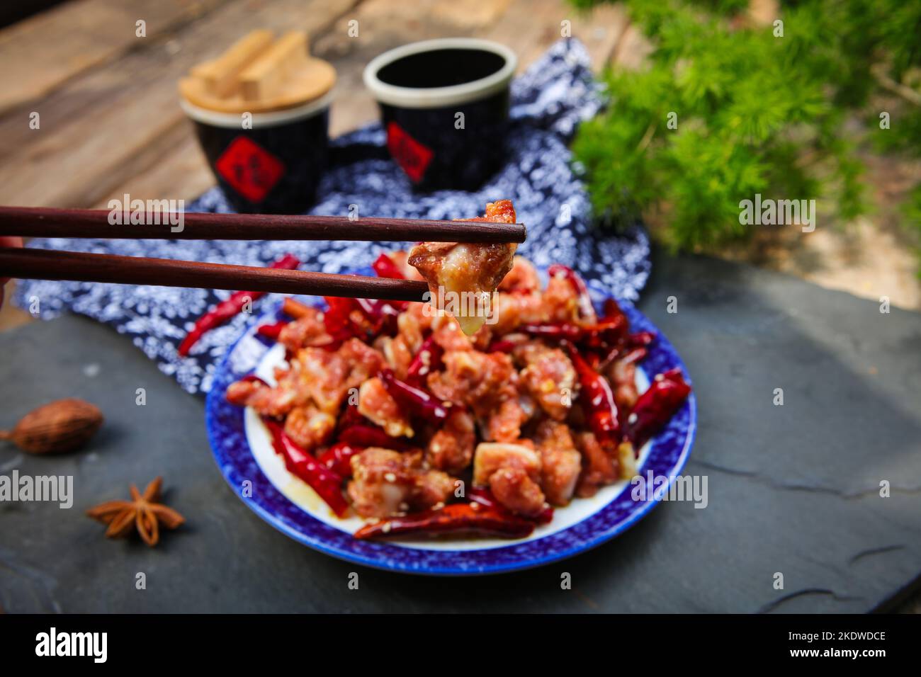 Fried pig cartilage Stock Photo - Alamy