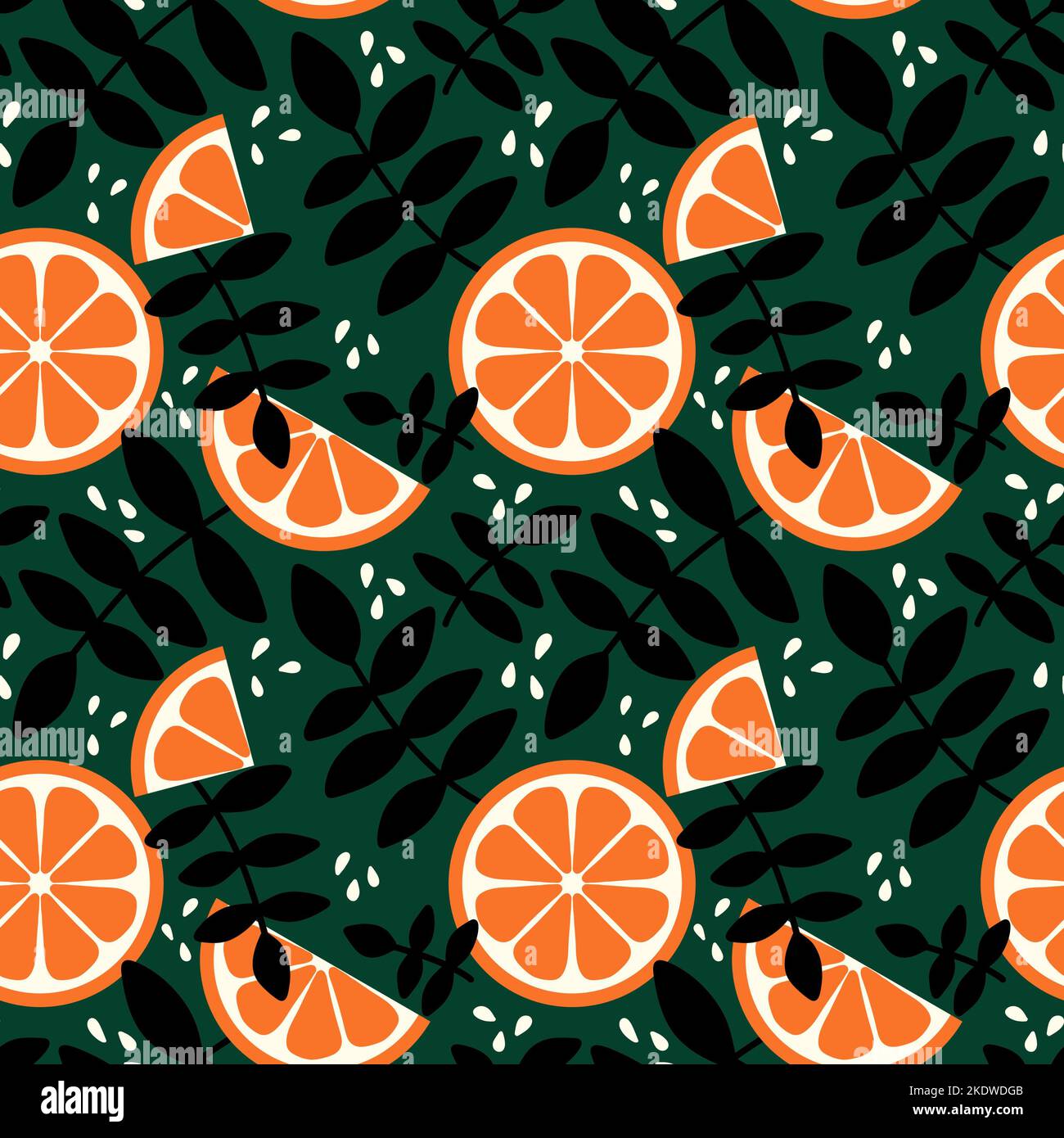 Citrus summer seamless fruit pattern for wrapping paper and fabrics and ...