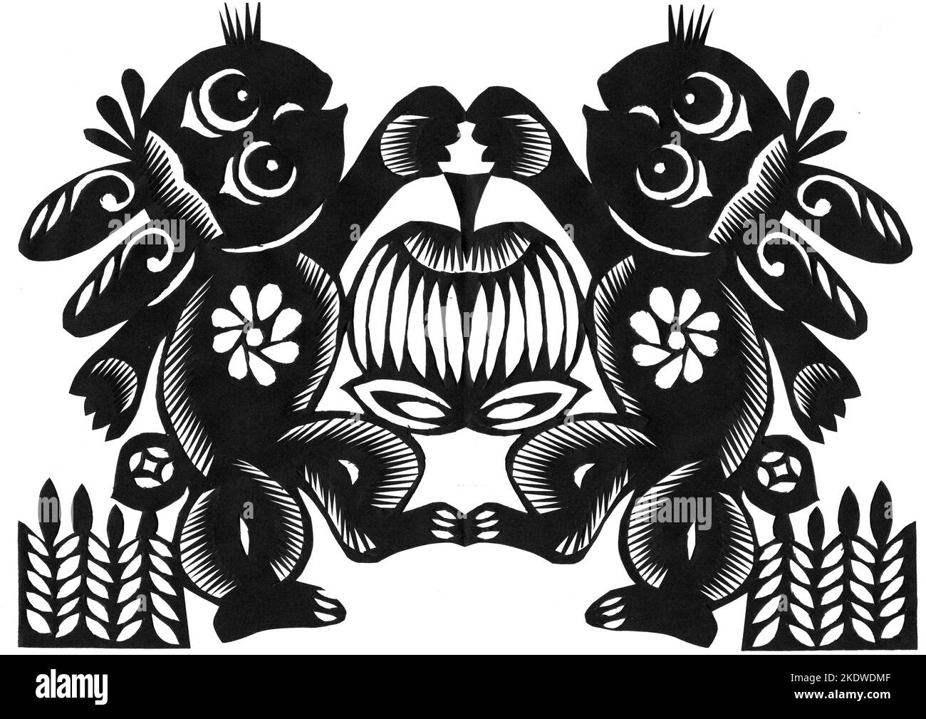 Rabbit cut out Black and White Stock Photos & Images - Alamy