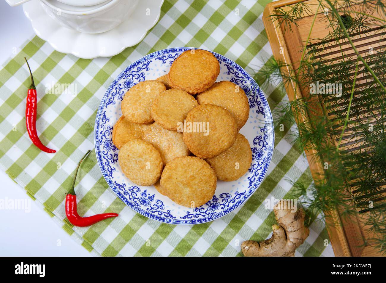 A dish of fish cakes Stock Photo - Alamy
