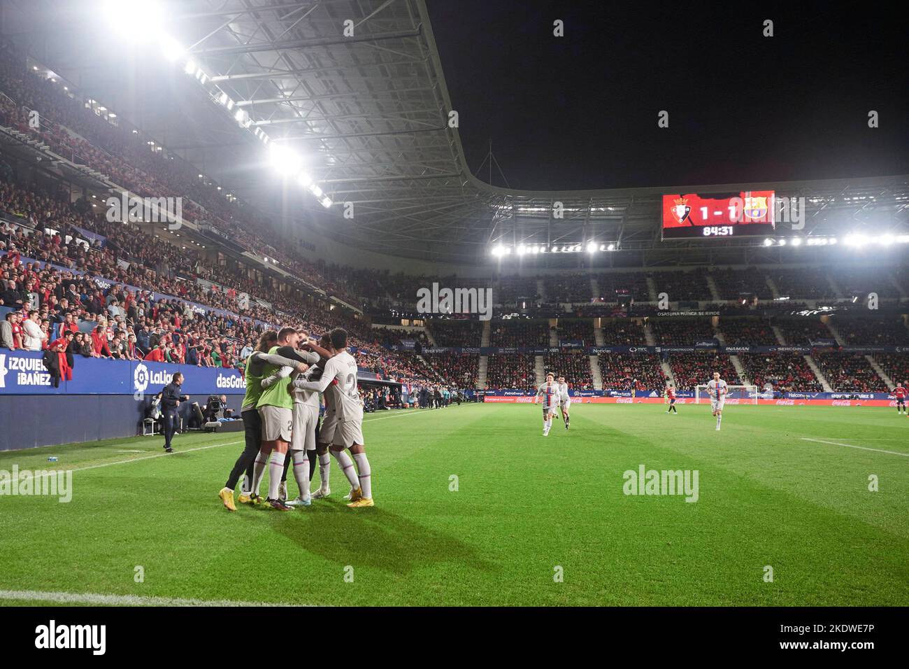 Pamplona, Spain. 08th Nov, 2022. 08 Novembre 2022; stadium El Sadar ...