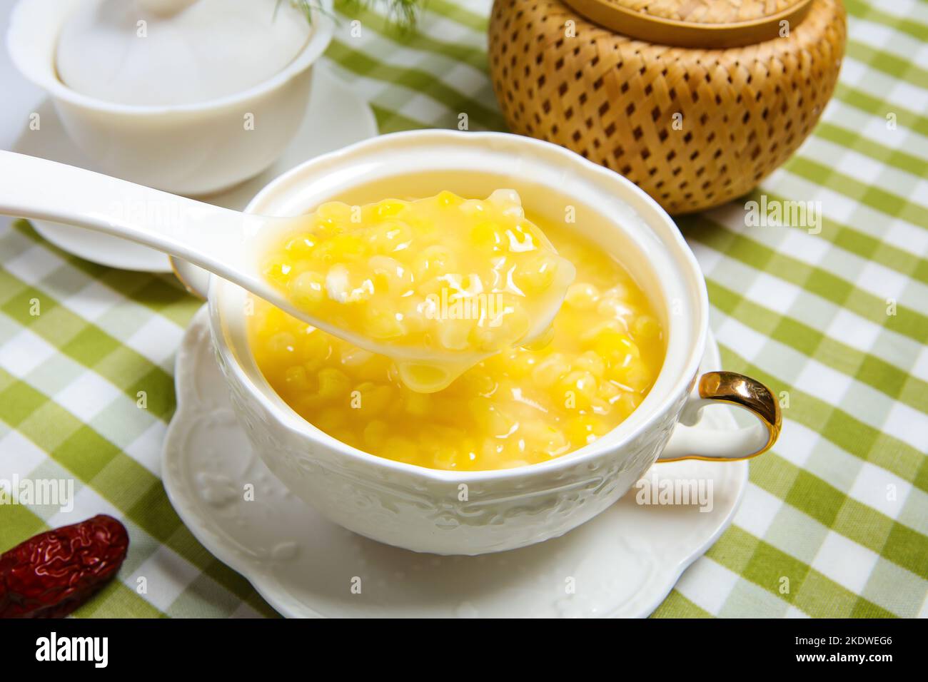 A bowl of maize porridge Stock Photo - Alamy