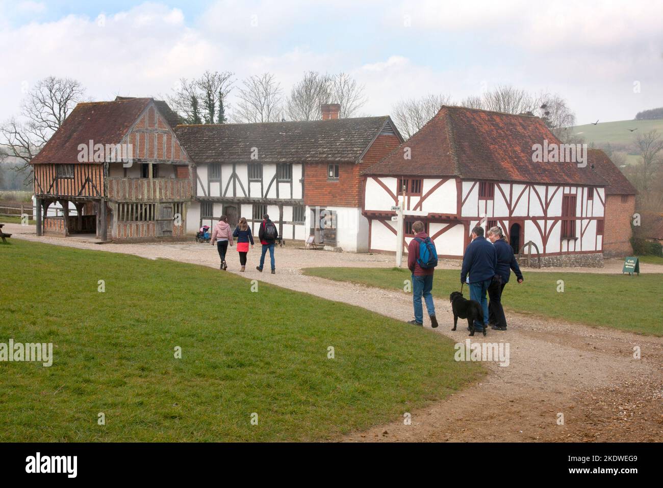 Timber framed buildings weald downland hi-res stock photography and ...