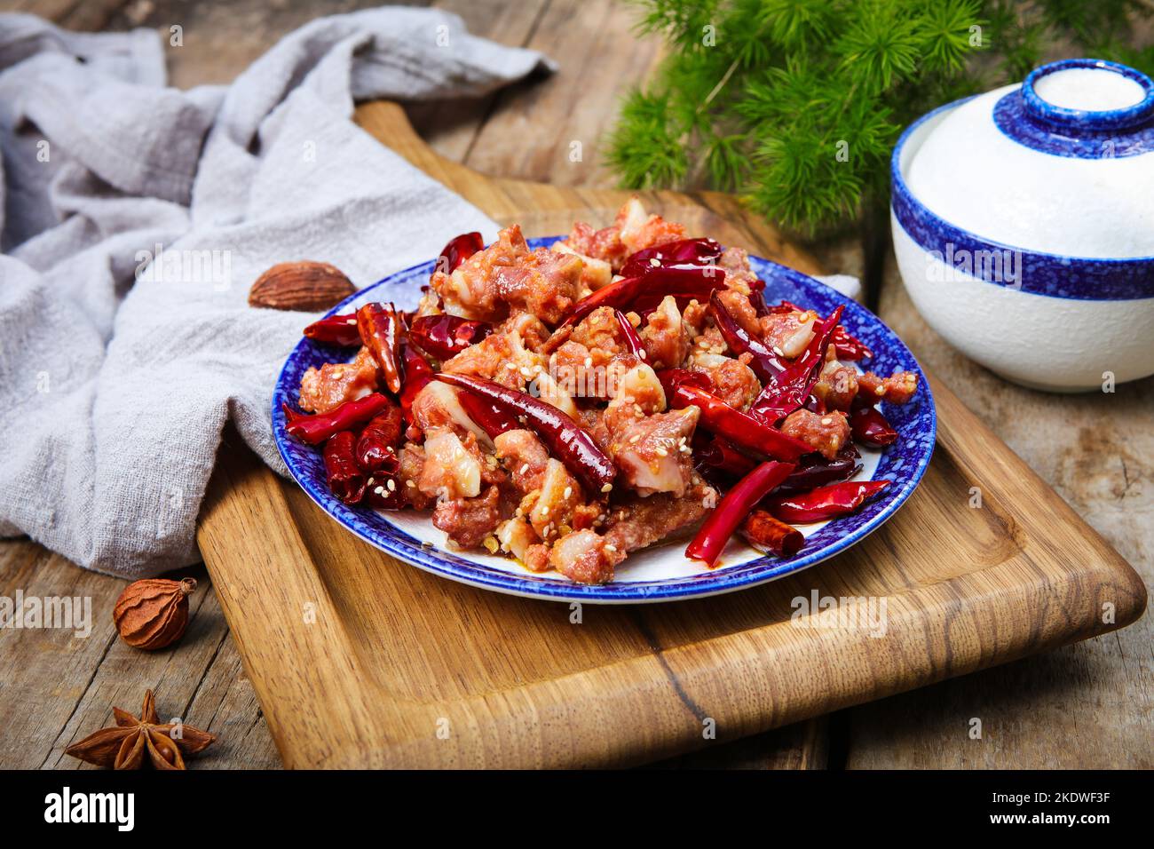 Fried pig cartilage Stock Photo - Alamy