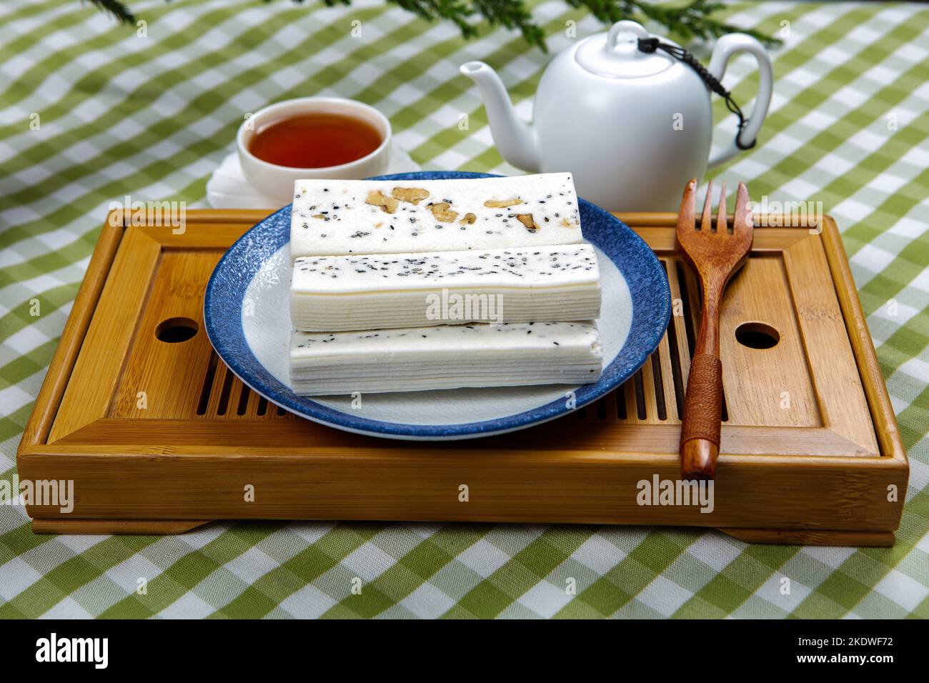 Sweetened rice flour cake hi-res stock photography and images - Alamy