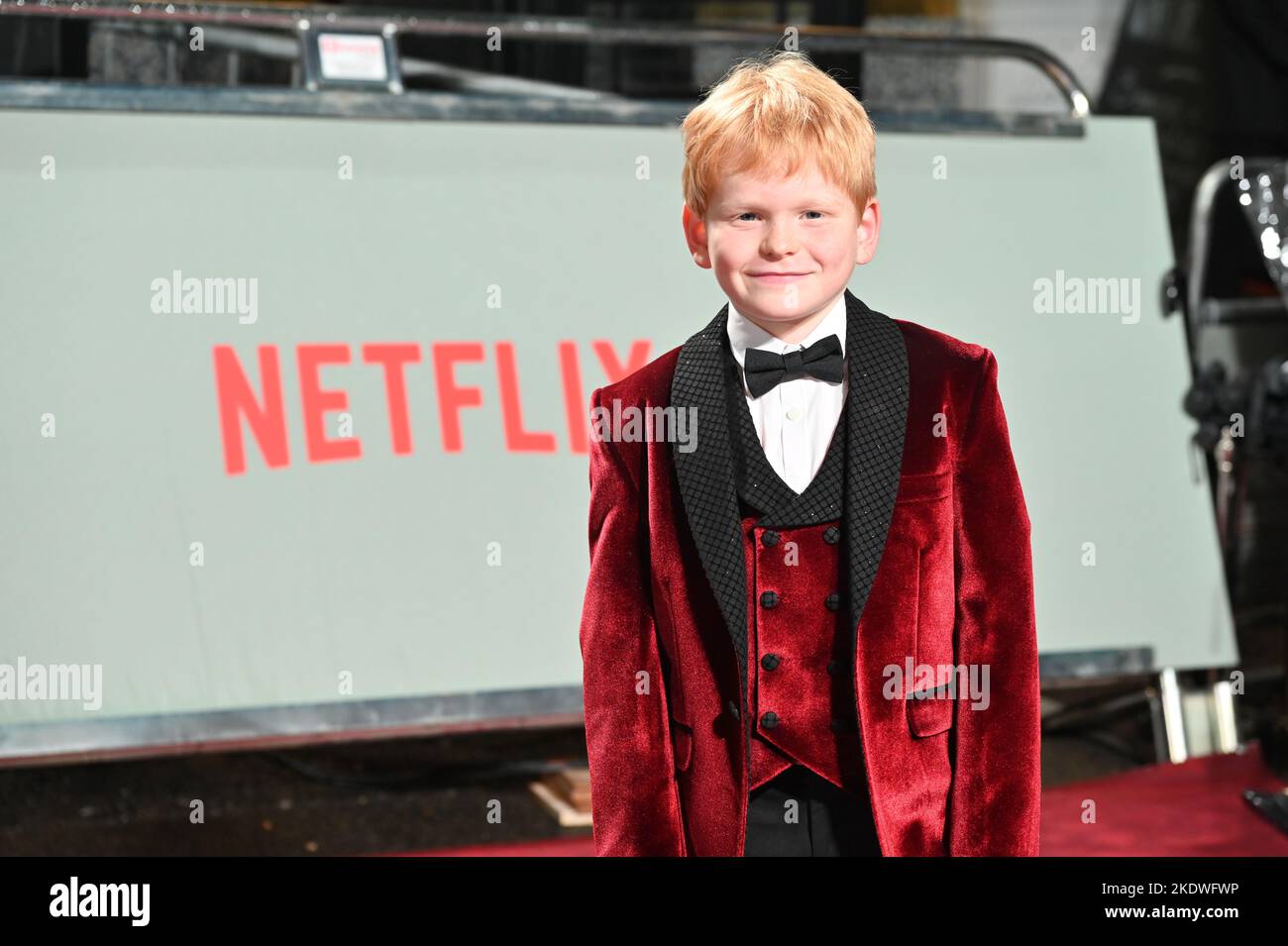 London, UK. 8th November, 2022. Teddy Hawley attends Netflix Present ...