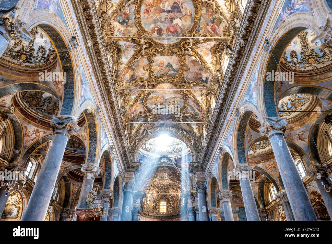 The Interior of The Church of San Giuseppe dei Teatini, Palermo, Sicily ...