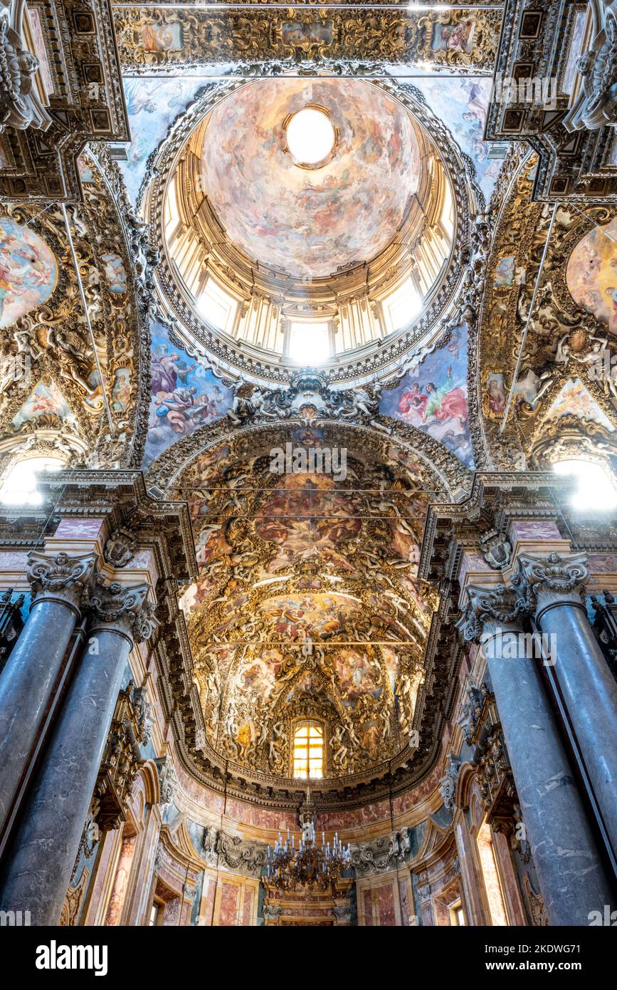The Interior of The Church of San Giuseppe dei Teatini, Palermo, Sicily ...