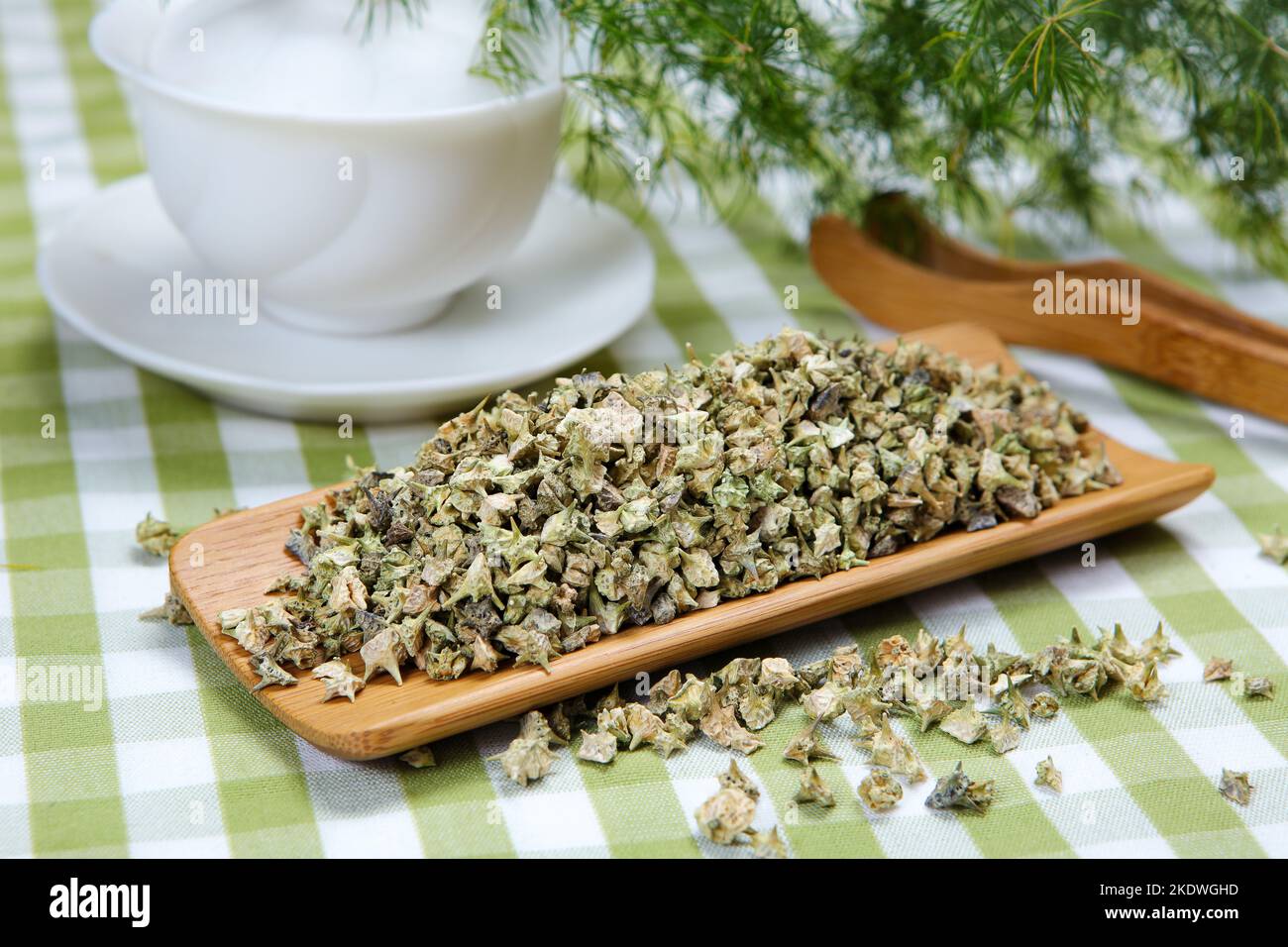 Chinese herbal medicine white thistle Stock Photo - Alamy