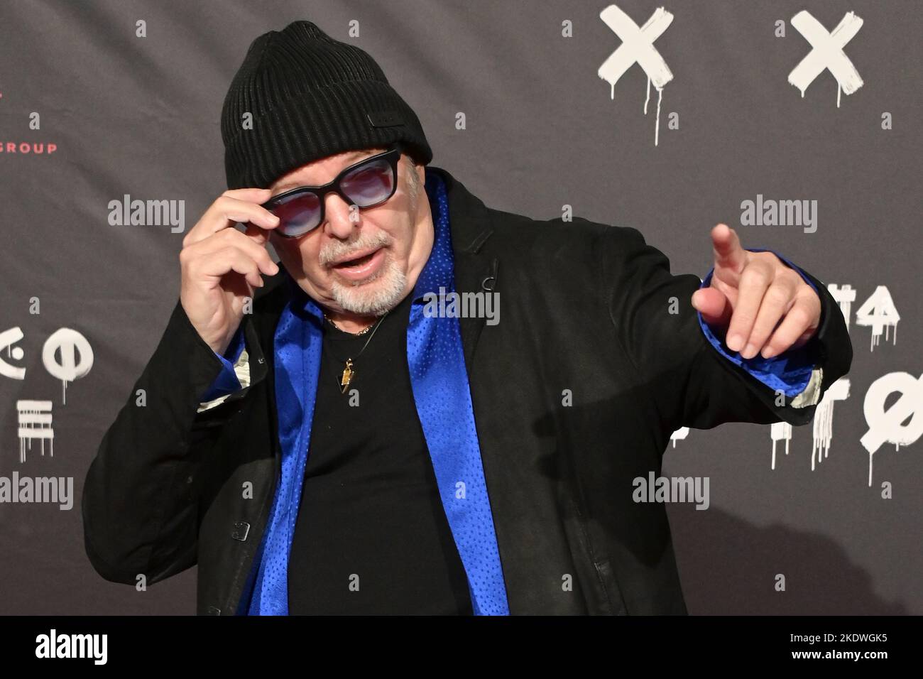 Rome, Italy. 08th Nov, 2022. Vasco Rossi attends at the red carpet of ...