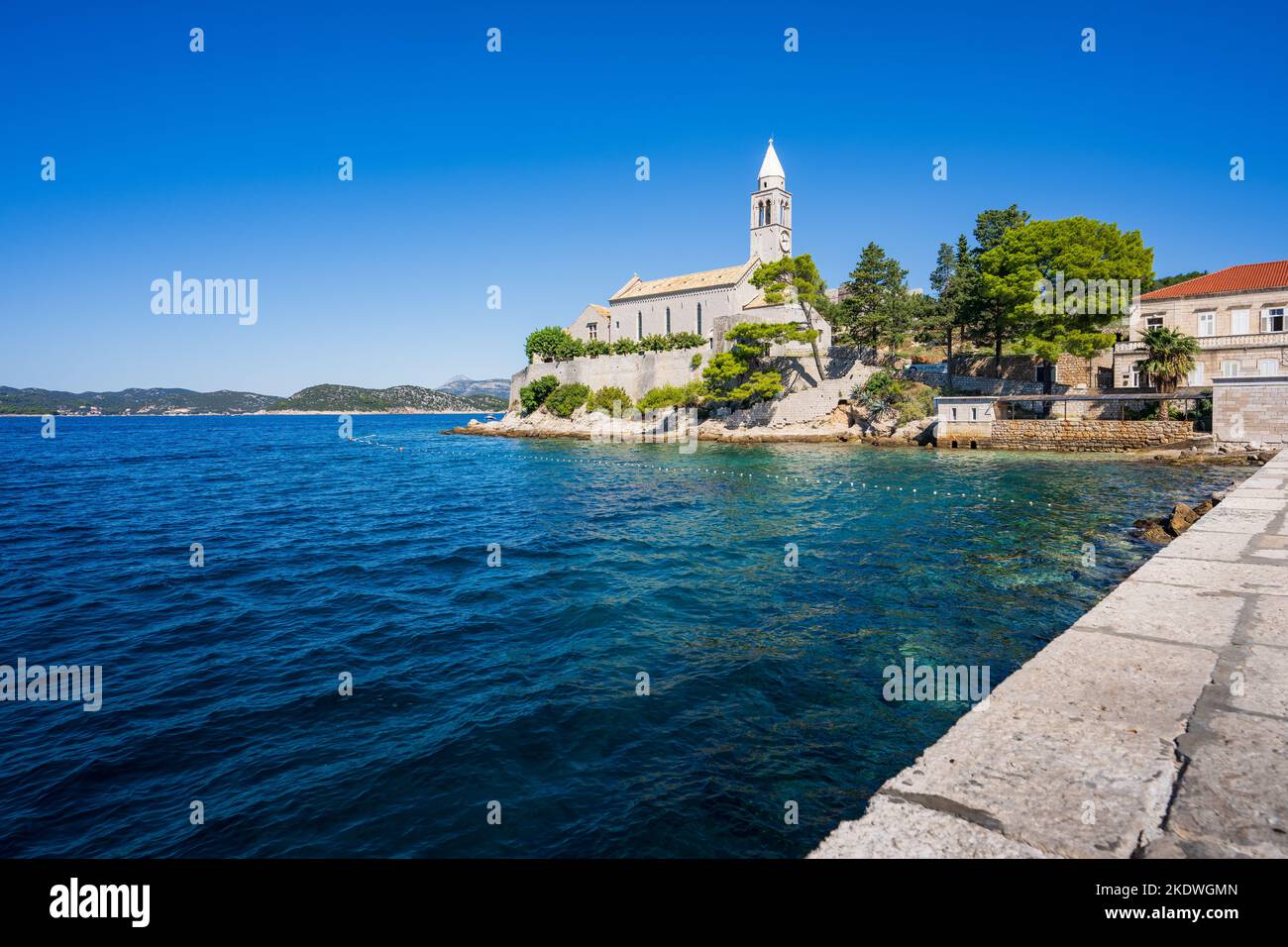 Scenic bay of Lopud Island, Croatia Stock Photo - Alamy