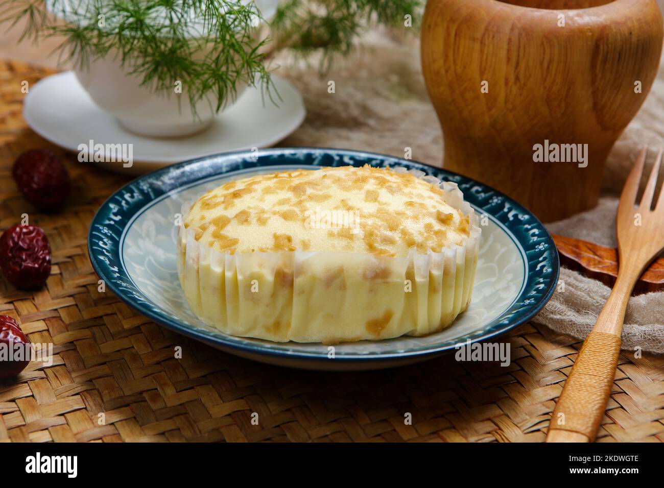 Delicious steamed cake Stock Photo - Alamy