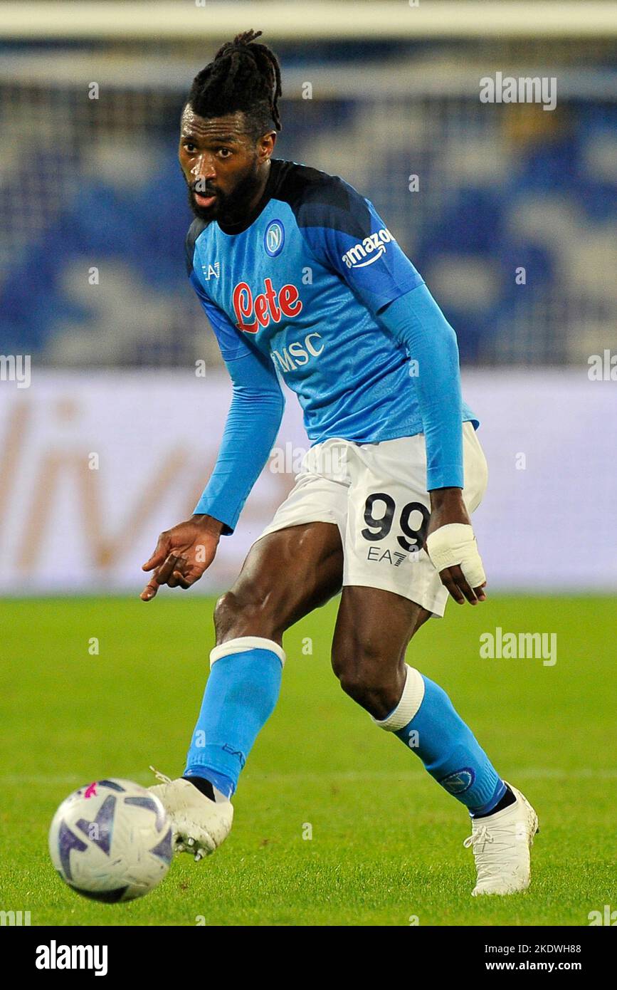 Naples, Italy. 08th Nov, 2022. Frank Anguissa player of Napoli, during ...