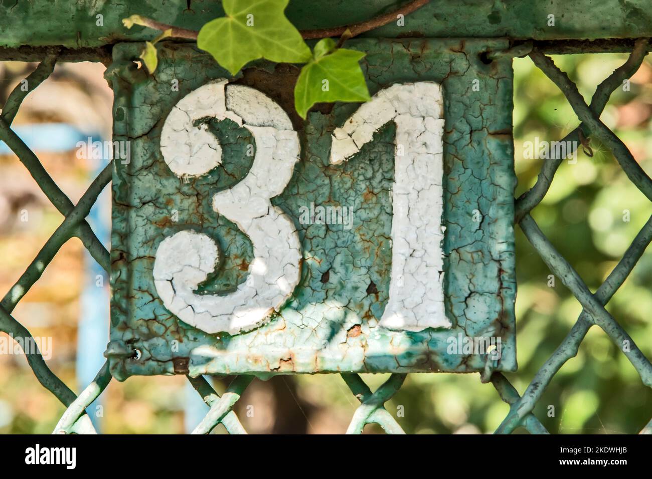 House number 31 sign hi-res stock photography and images - Alamy
