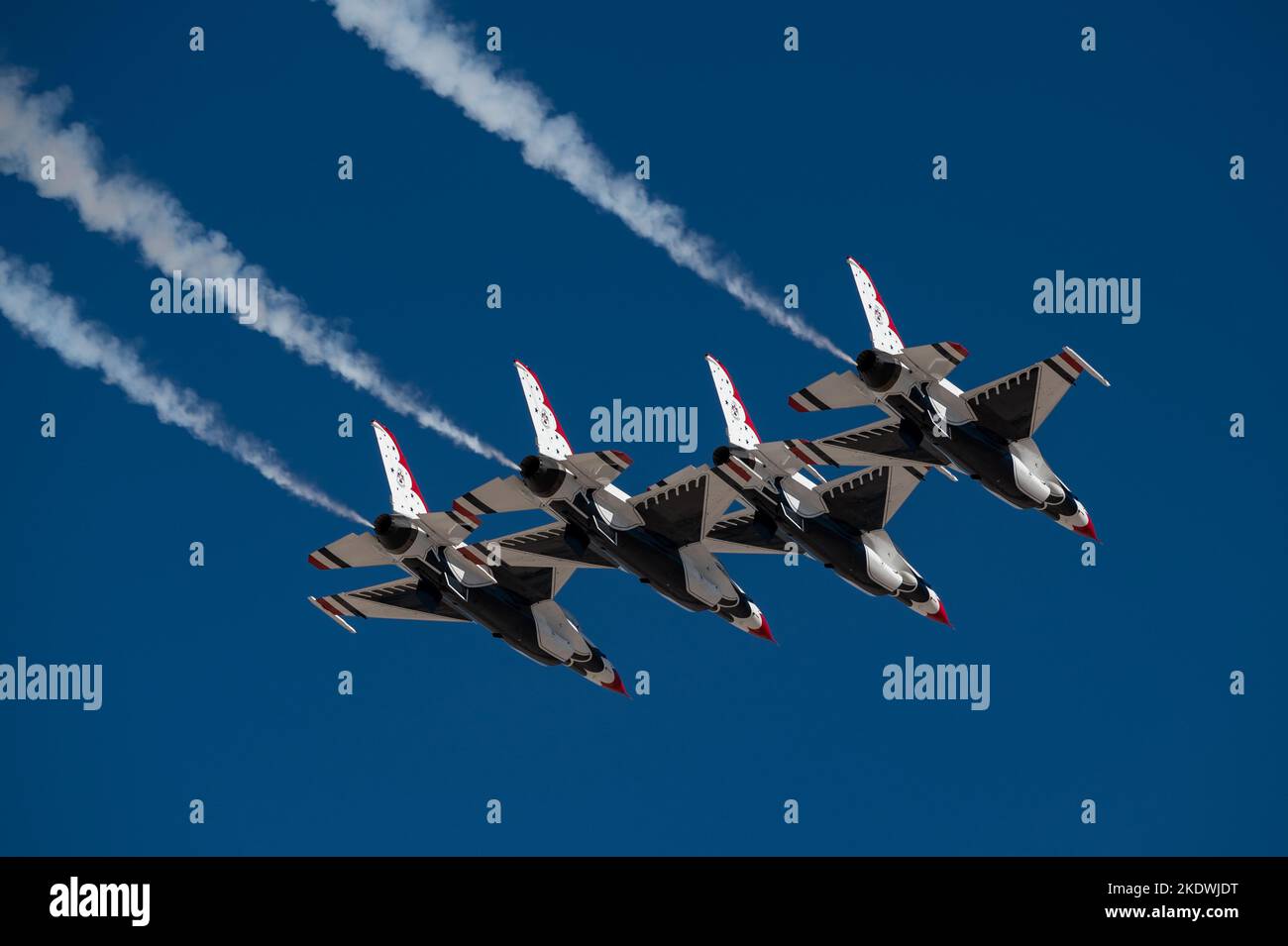 F-16 Fighting Falcon fighter jets assigned to the U.S. Air Force Air ...