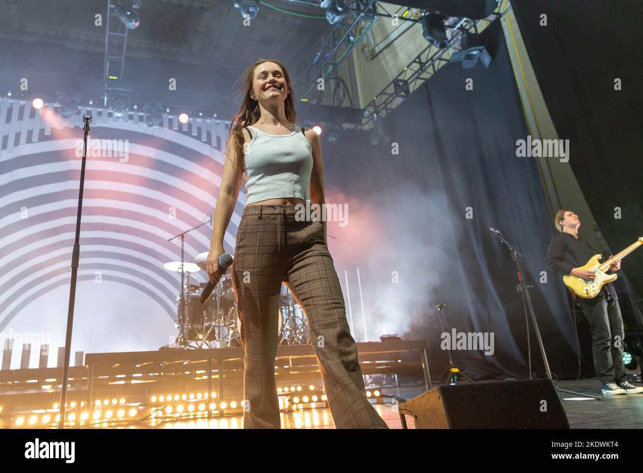 Edinburgh, Scotland 8th November 2022. Sigrid plays at a packed Usher ...