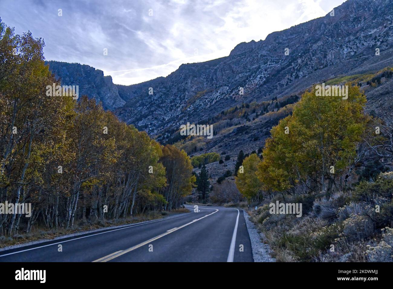 June Lake Loop Road Stock Photo - Alamy
