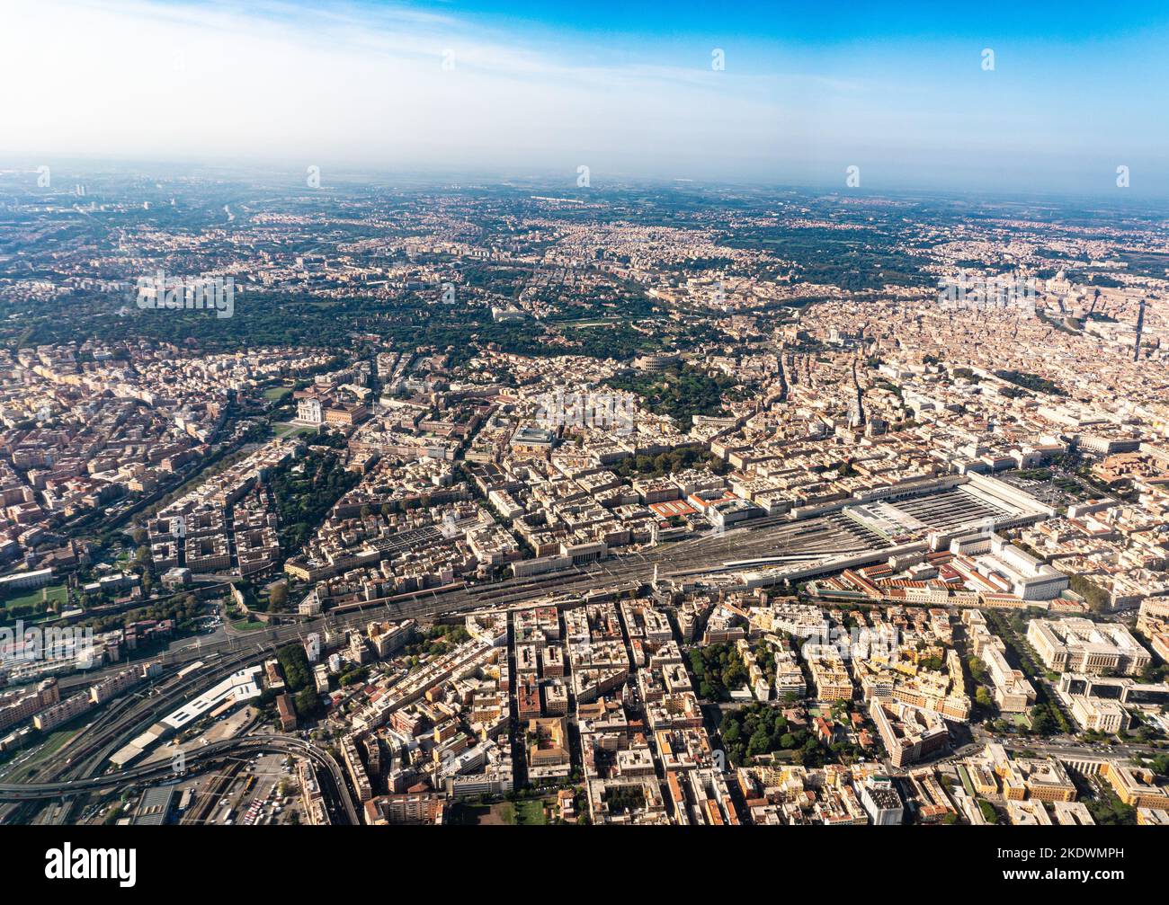Rare aerial view over Rome, Italy Stock Photo - Alamy
