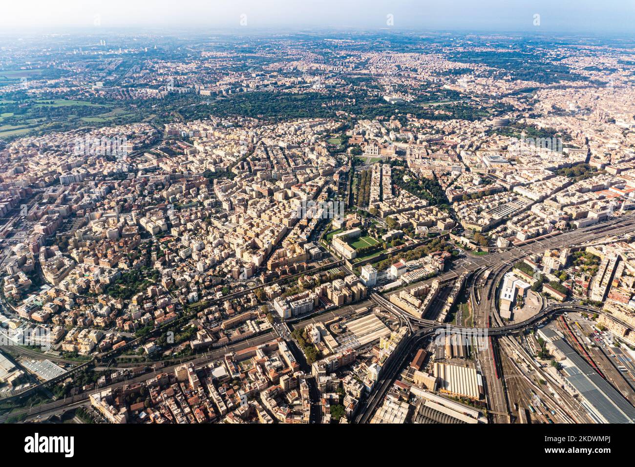 Aerial view of rome hi-res stock photography and images - Alamy