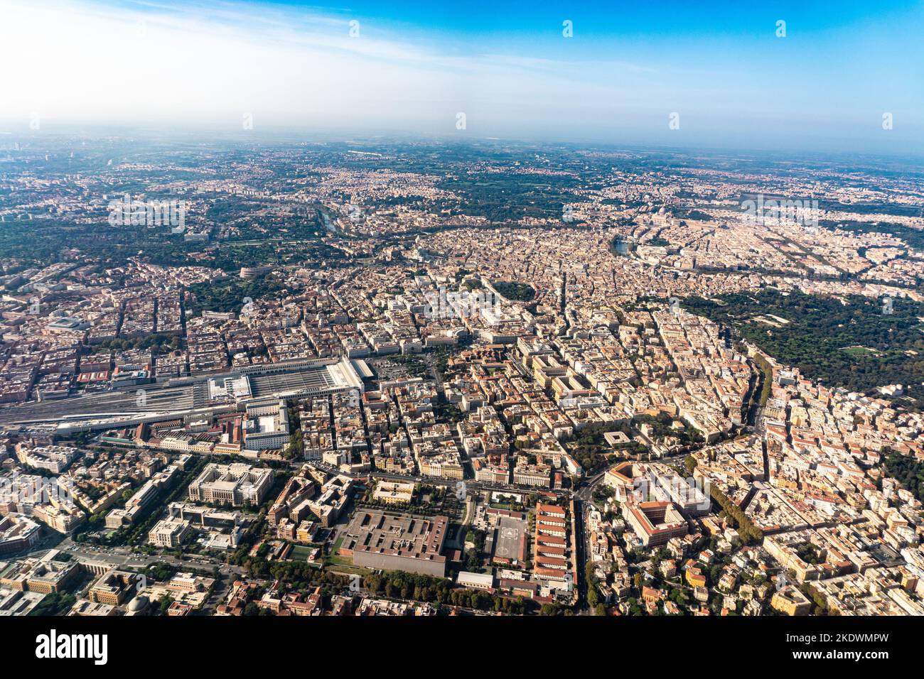 Aerial view of rome hi-res stock photography and images - Alamy