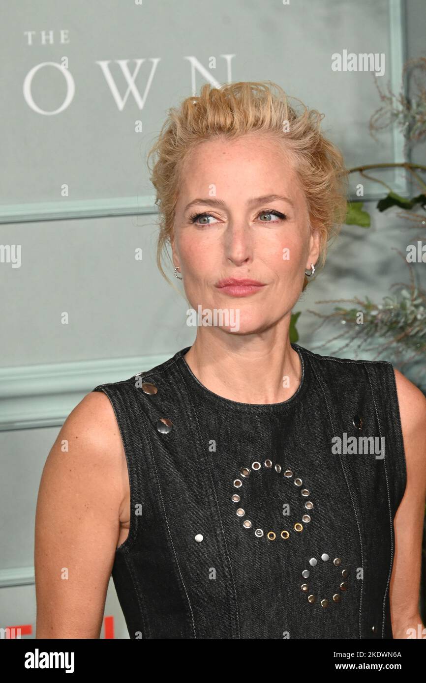 London, UK - 8th November 2022 Gillian Anderson at Netflix World ...