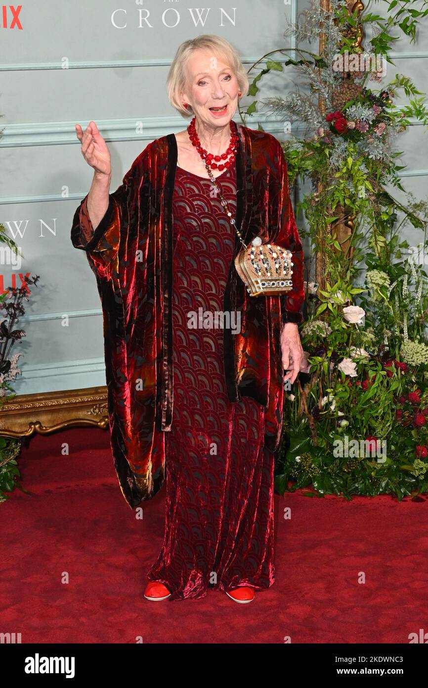 London, UK - 8th November 2022 Marcia Warren at Netflix World Premiere ...