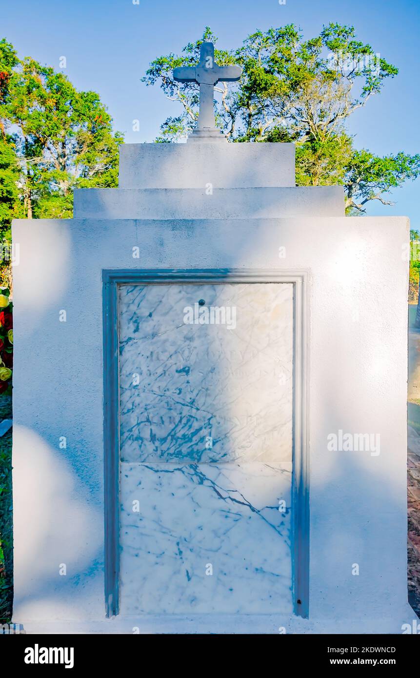 The grave of Juan José de Cuevas, known as “The Hero of Cat Island,” is ...