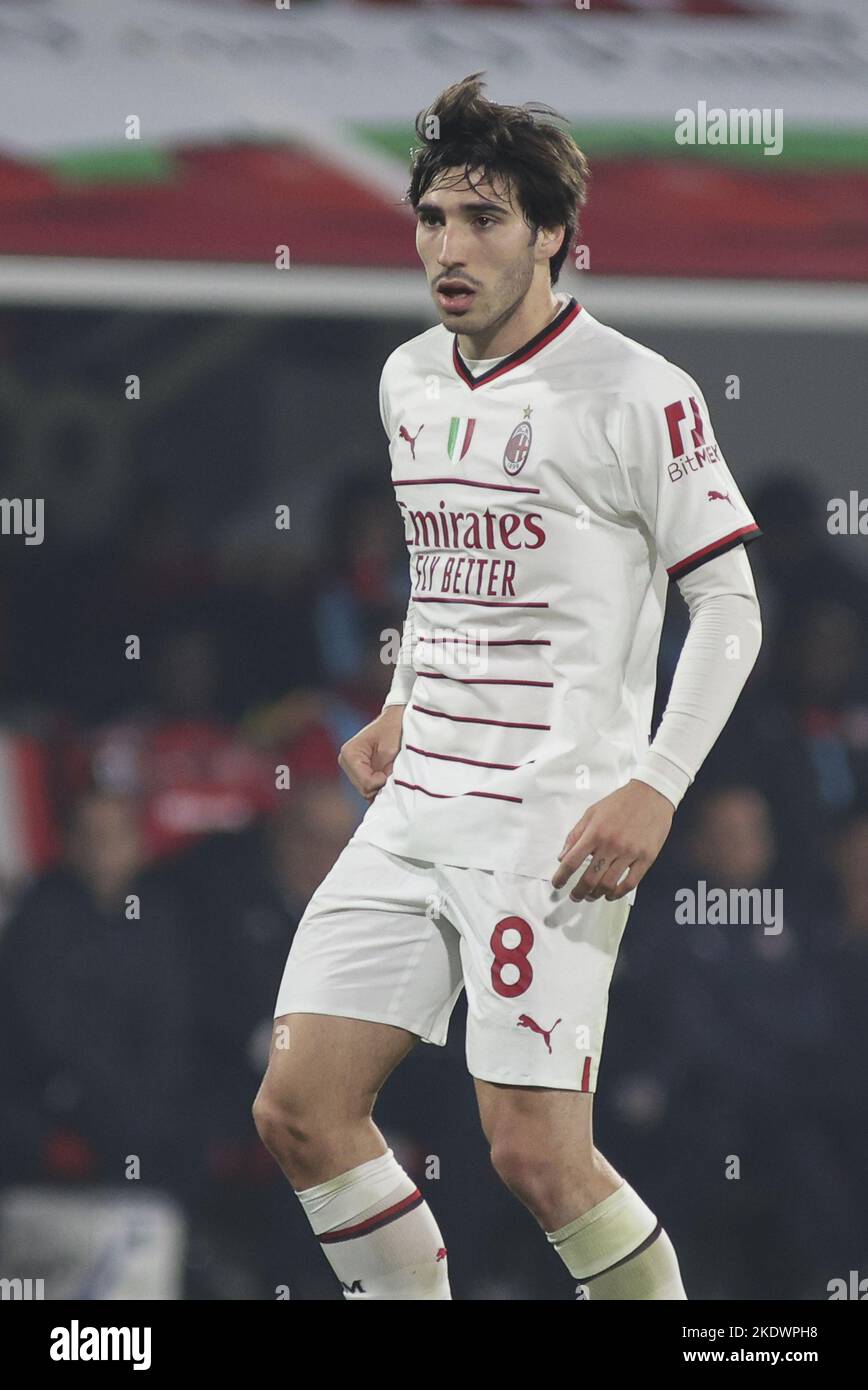 Cremona, Italy. 08th Nov, 2022. Sandro Tonali of AC Milan during US ...