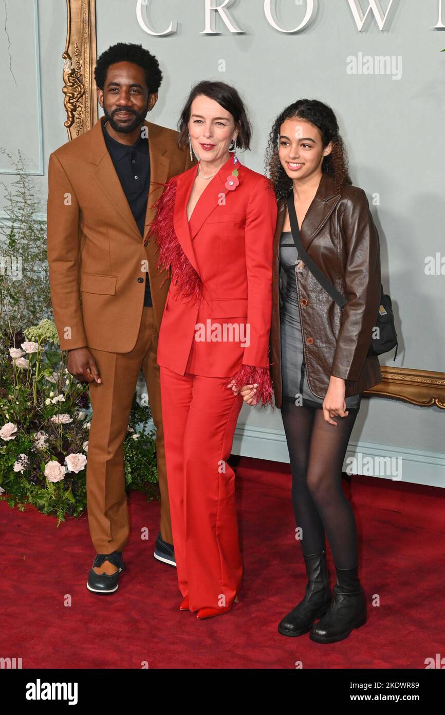 World Premiere Of `The Crown` Season Five In London -PICTURED: Olivia ...