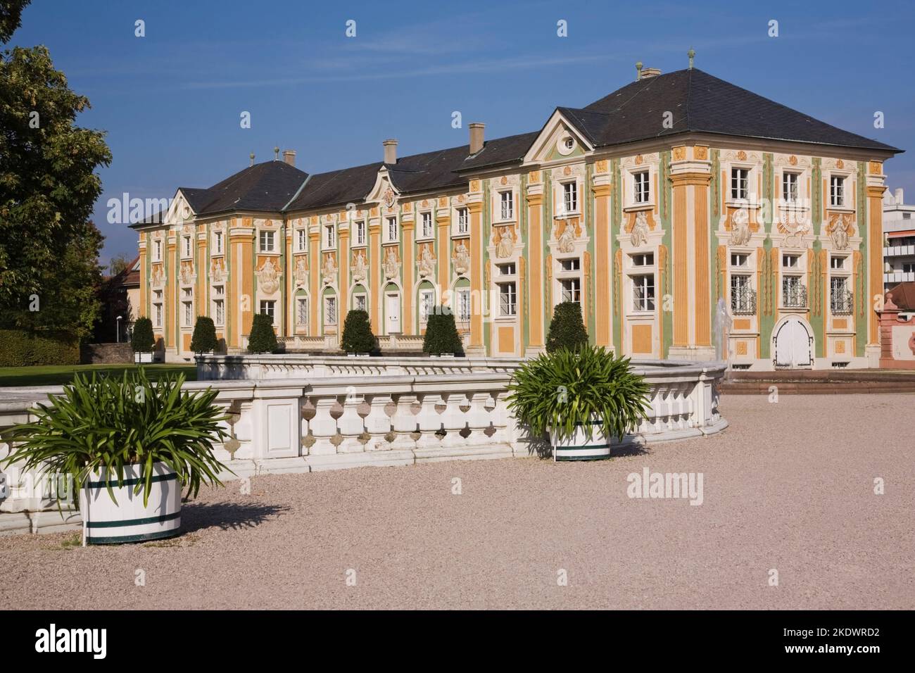 Bruchsal palace building, Bruchsal, Germany Stock Photo - Alamy