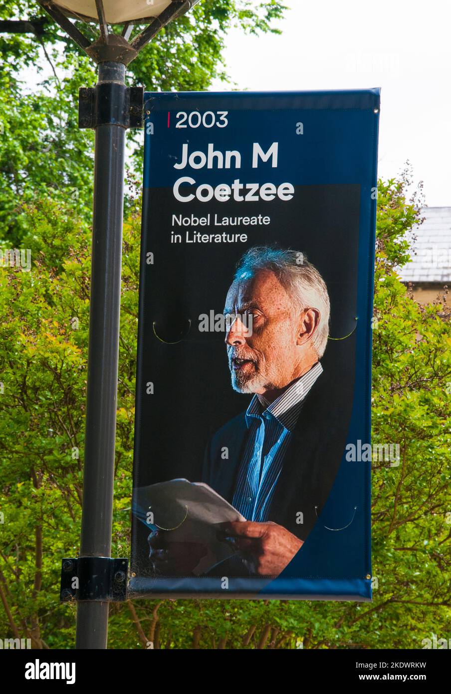 The Nobel Laureate writer J.M. Coetzee (Australian, South African-born ...