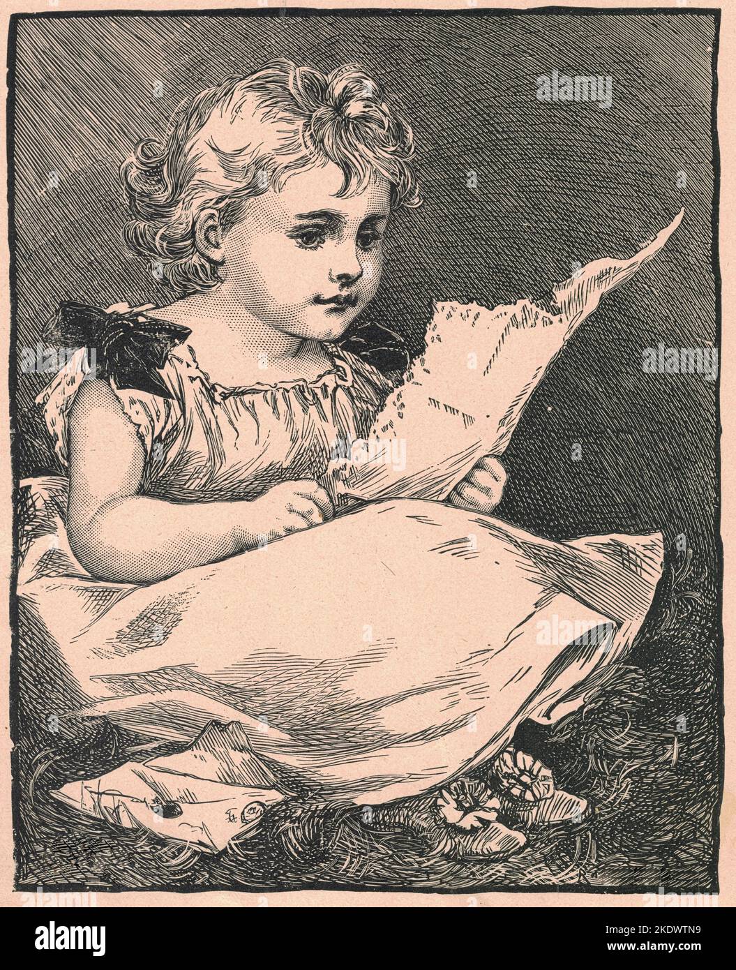Vintage little girl fairy hi-res stock photography and images - Alamy