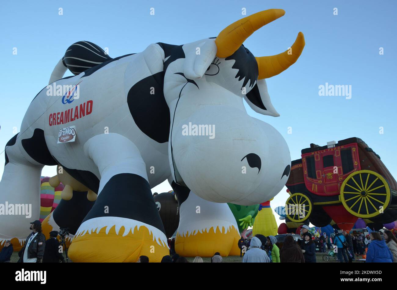 Creamland cow balloon hi-res stock photography and images - Alamy