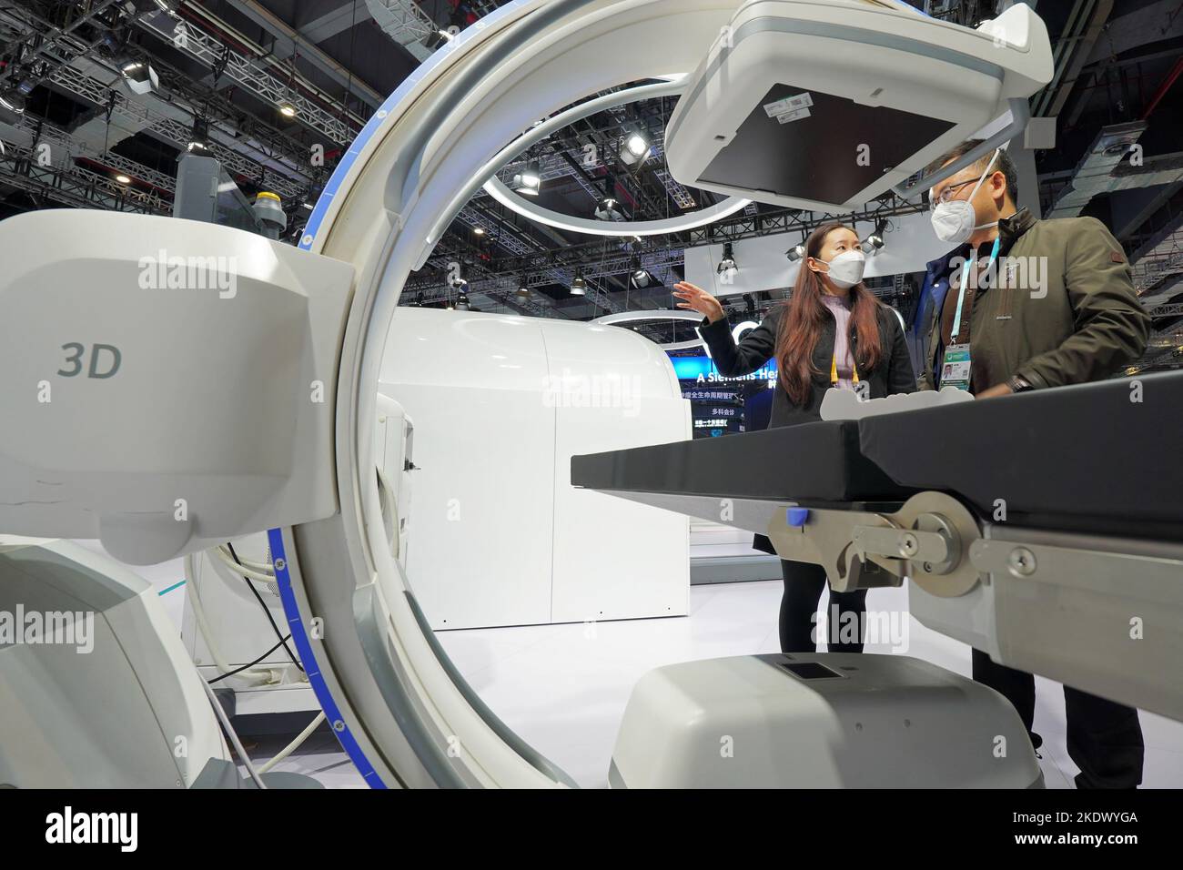 SHANGHAI, CHINA - NOVEMBER 8, 2022 - Visitors learn about the world's ...