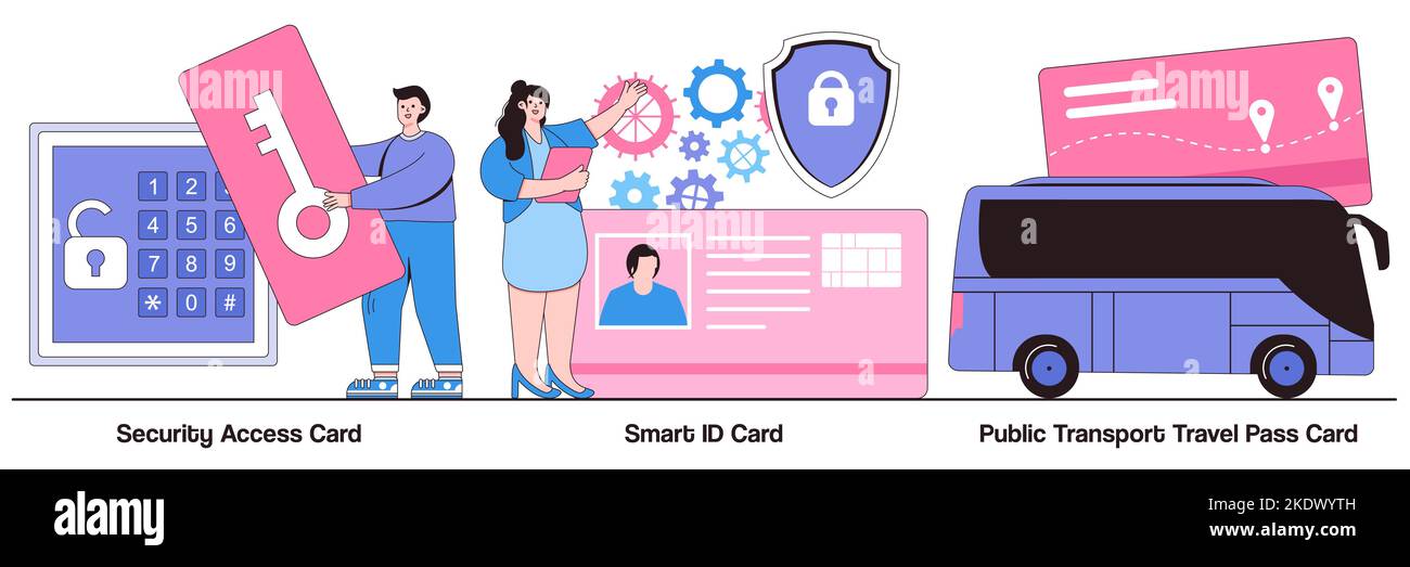 Electronic identity public Stock Vector Images - Alamy