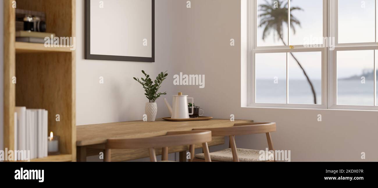 Minimal Scandinavian home or apartment interior design with copy space ...