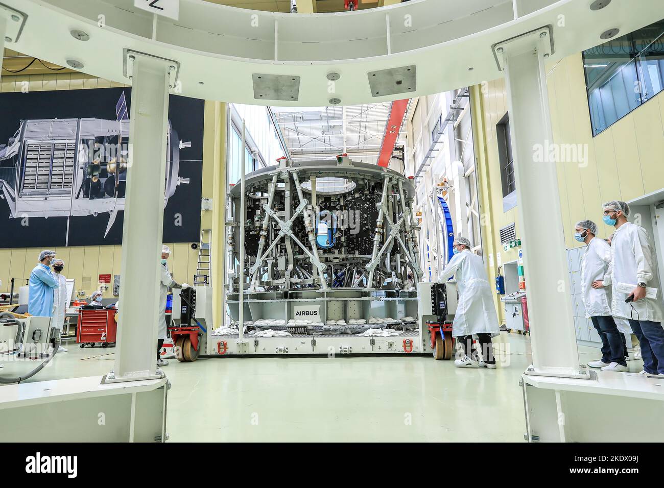 European service module structure Stock Photo - Alamy