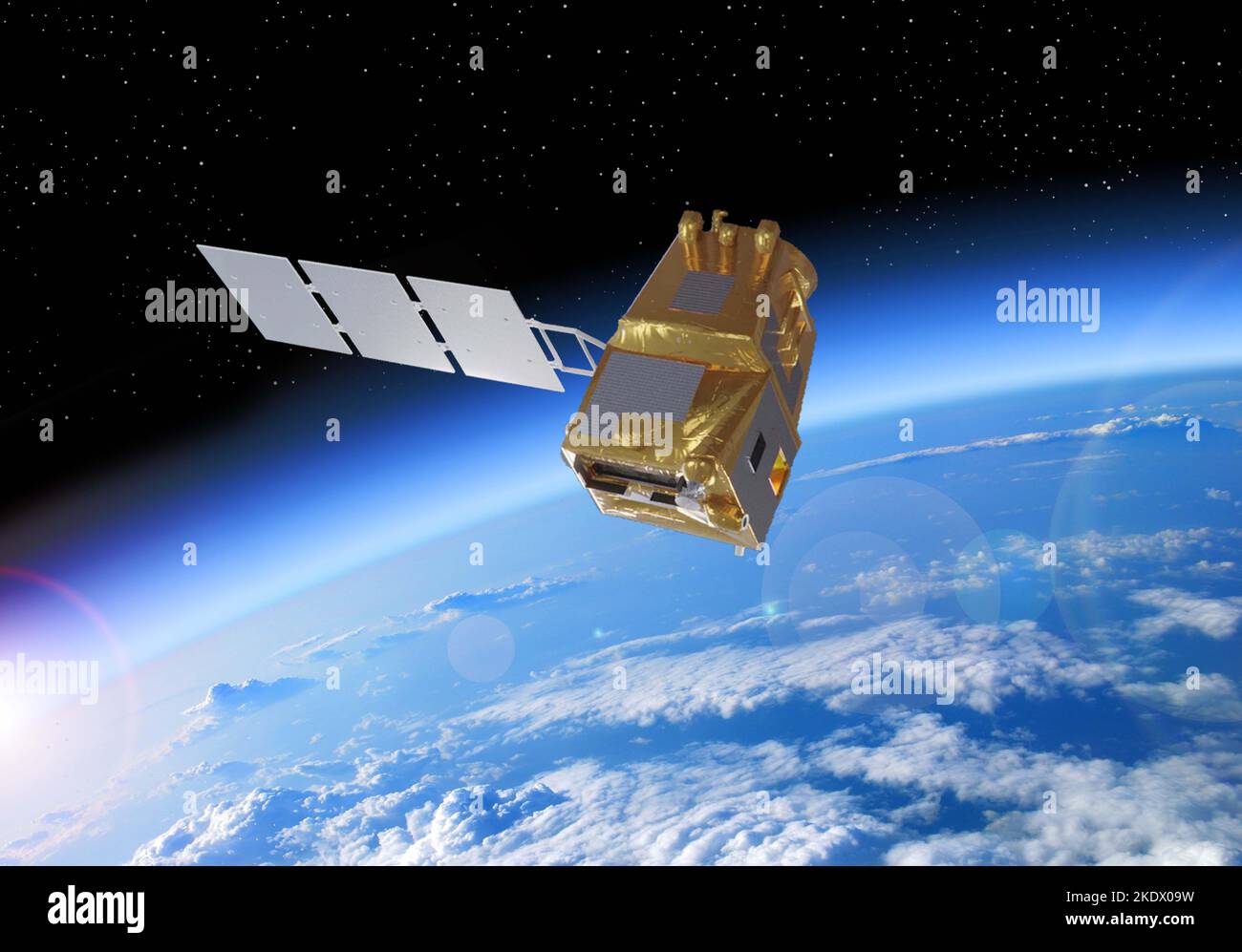 Copernicus Land Surface Temperature Monitoring, illustration Stock ...