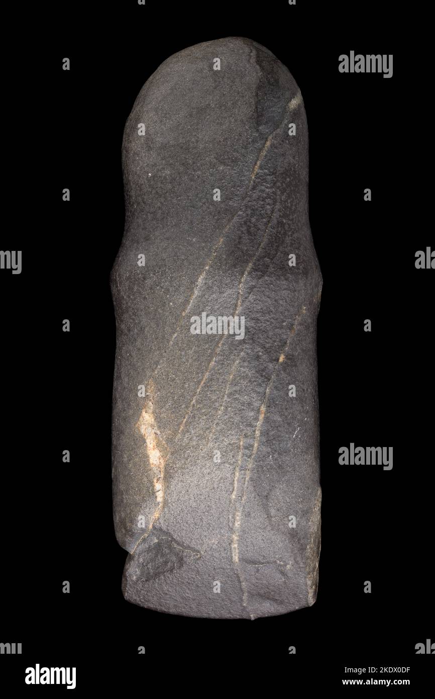 Basalt throat of an axe Stock Photo - Alamy