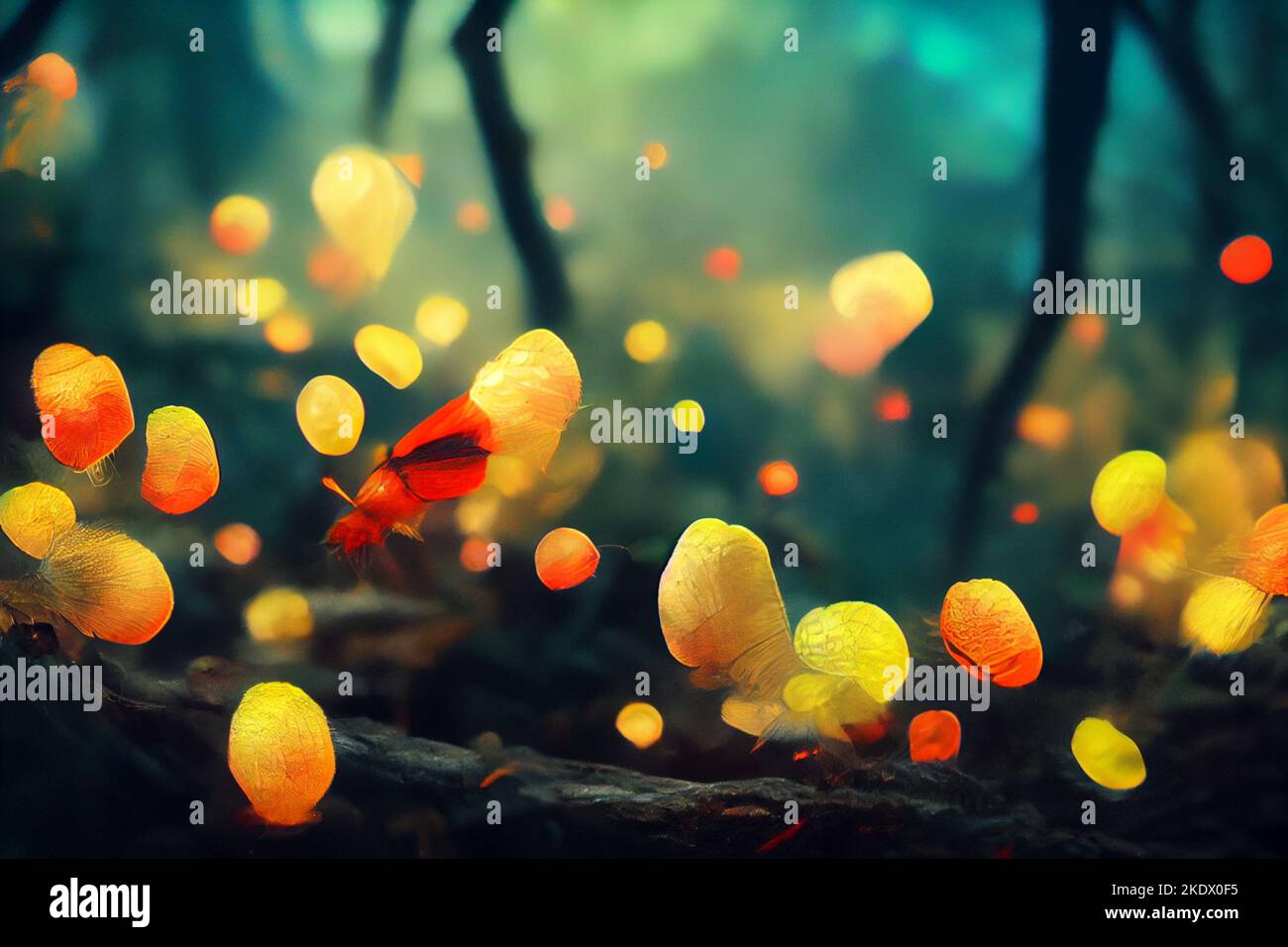 Photo realistic background blur, bokkeh lights, shallow depth of field ...