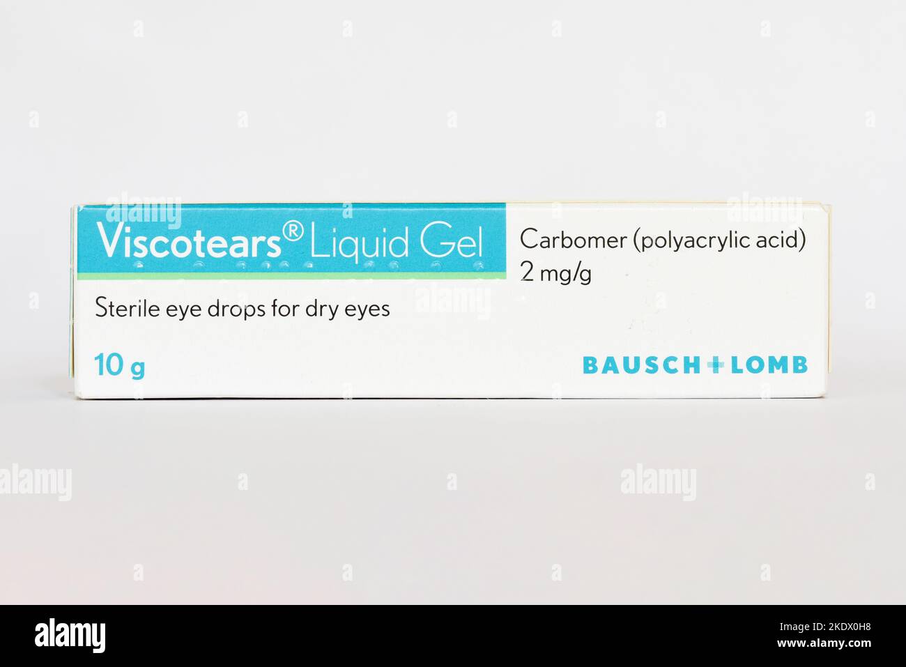 Liquid gel eye drops Stock Photo - Alamy