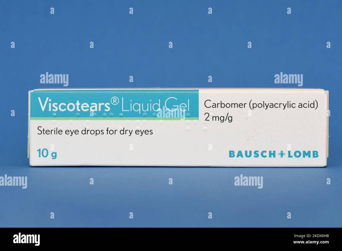 Liquid gel eye drops Stock Photo - Alamy