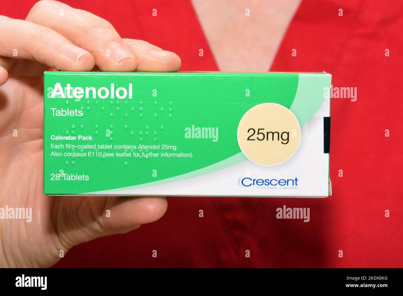 Atenolol beta blocker heart drug Stock Photo - Alamy
