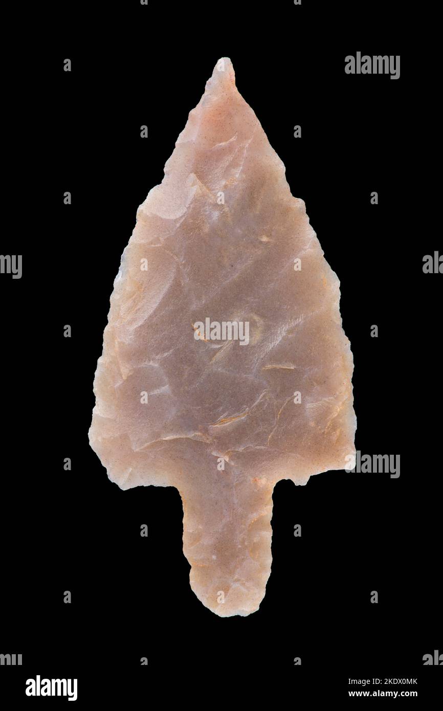 Neolithic arrow head Stock Photo - Alamy